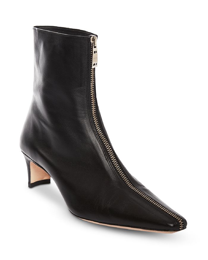 STAUD Women's Valetta Zip Front Booties | Bloomingdale's