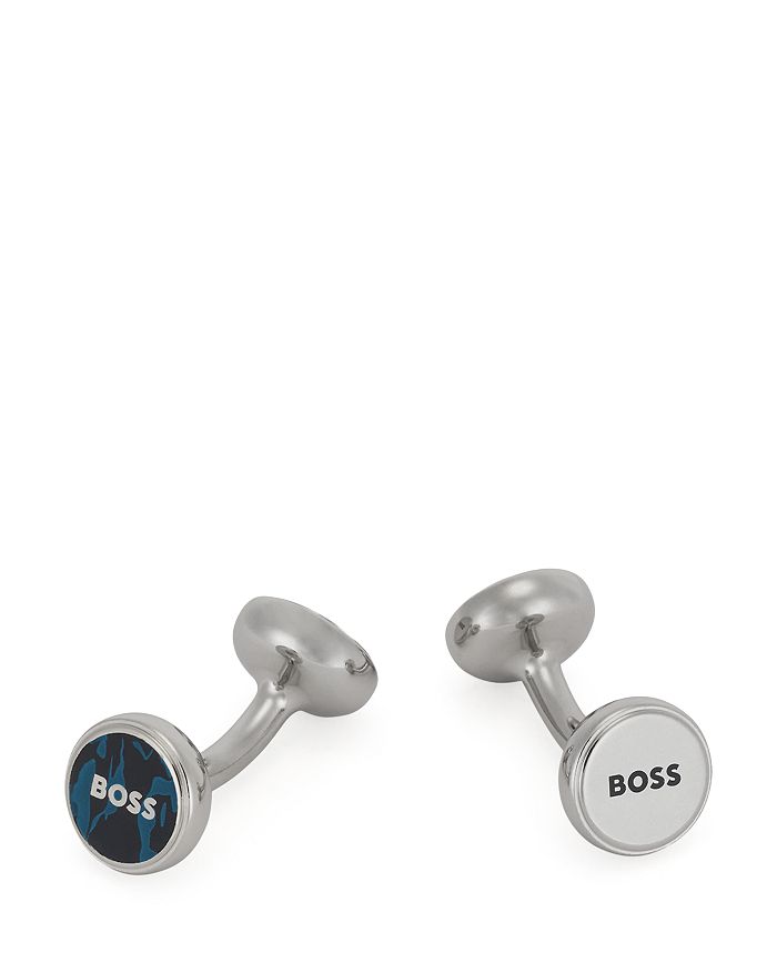 BOSS Hugo Boss Pool Reversible Round Logo Cufflinks | Bloomingdale's