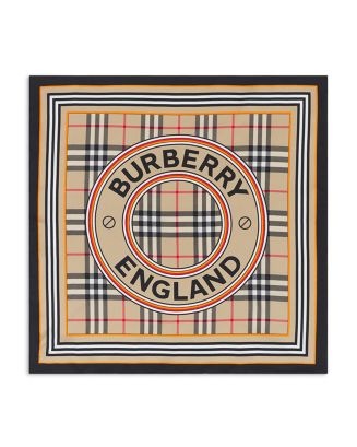 Burberry Montage Print Silk Square Scarf | Bloomingdale's