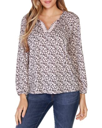Belldini Printed Keyhole Cutout Top | Bloomingdale's