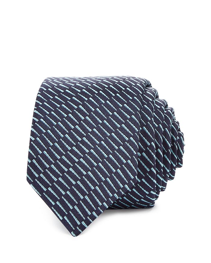 HUGO Textured Stripe Skinny Tie | Bloomingdale's