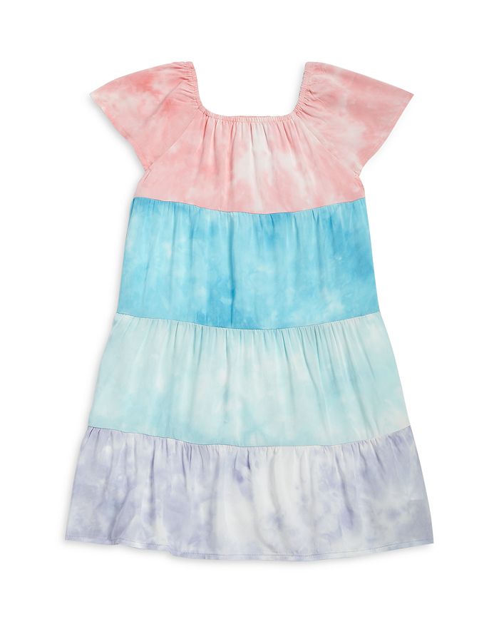 Splendid Girls' Tie Dye Tiered Ruffle Dress - Little Kid | Bloomingdale's