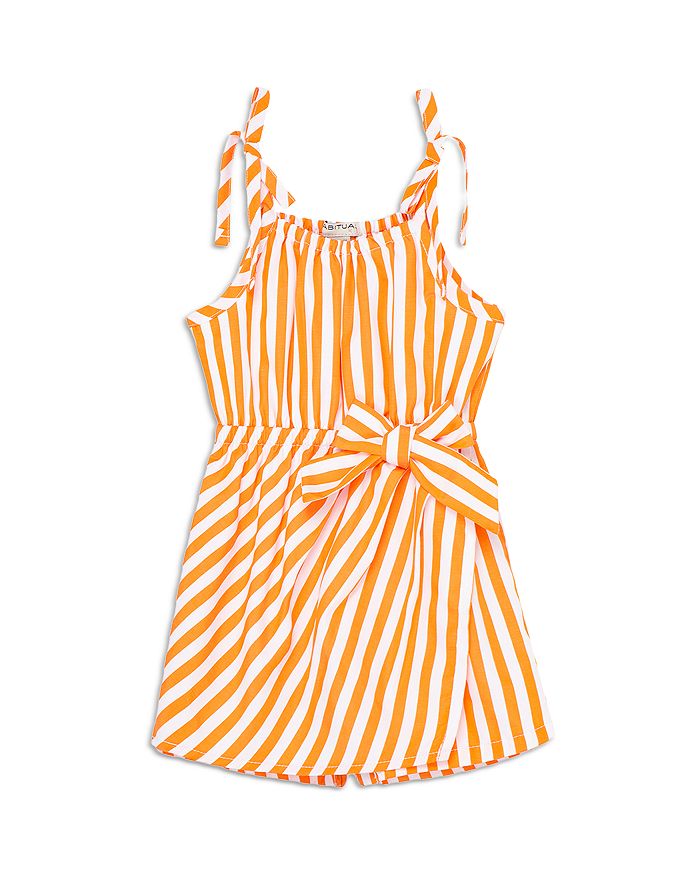 Habitual Kids Girls' Striped Wrap Romper - Baby | Bloomingdale's