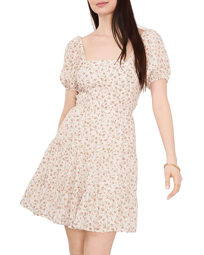 1.STATE Printed Tie Back Dress | Bloomingdale's