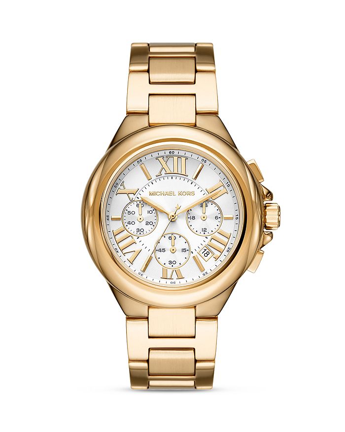 Michael Kors Camille Chronograph, 43mm | Bloomingdale's