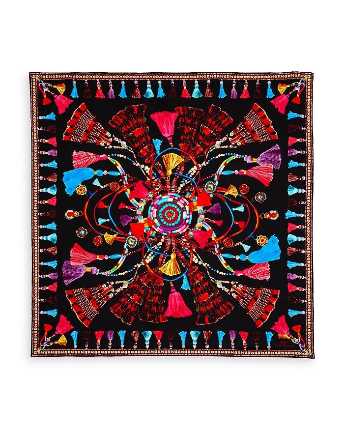 Echo Tassel Rhapsody Silk Scarf | Bloomingdale's