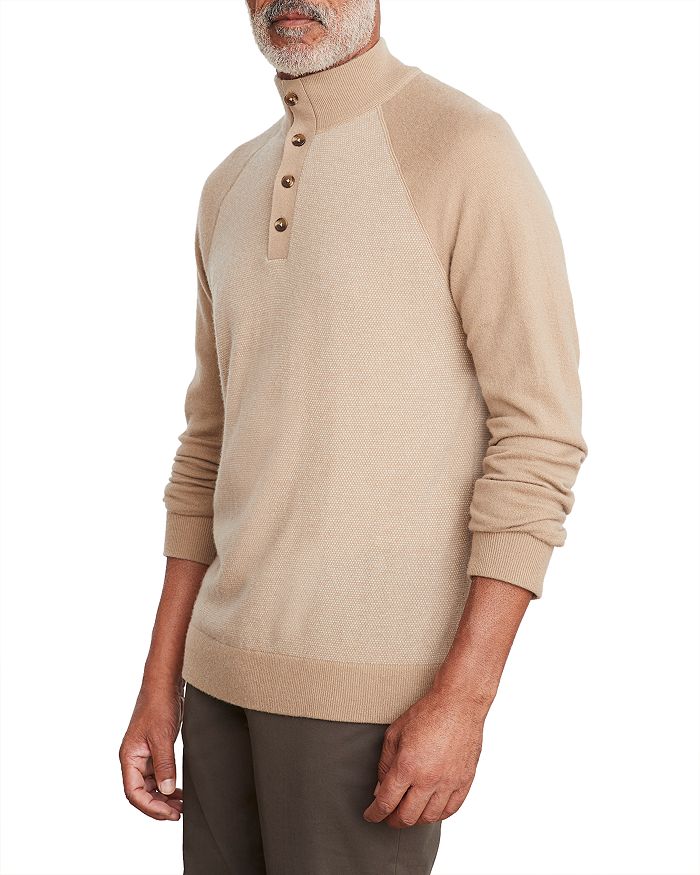 Vince Birdseye Mock Neck Henley | Bloomingdale's