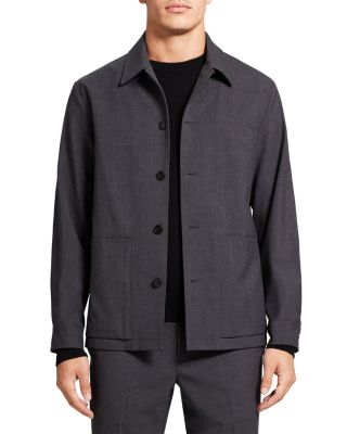 Theory Selk Bonded Wool Chore Jacket | Bloomingdale's