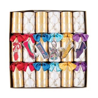 Caspari History of Shoes Crackers, Set of 6 | Bloomingdale's