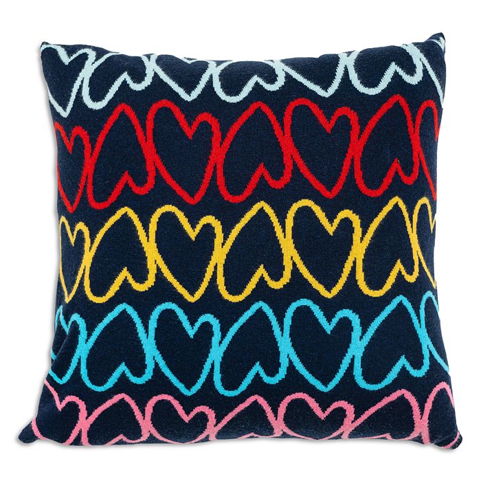 Kerri Rosenthal Imperfect Heart Knit Cashmere Pillow | Bloomingdale's