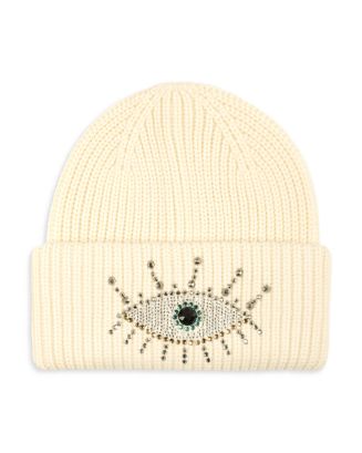 KURT GEIGER LONDON Evil Eye Knit Beanie | Bloomingdale's