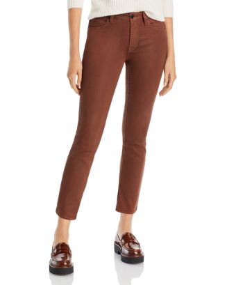 Hudson Nico High Rise Straight Jeans in Coated Tortoise Shell ...