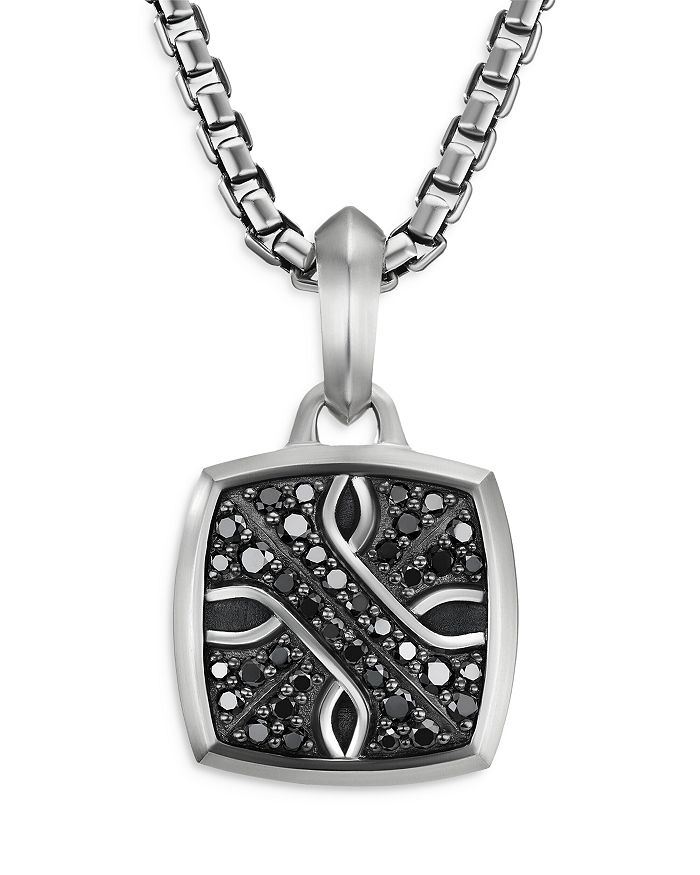 David Yurman Armory® Amulet with Pavé Black Diamonds | Bloomingdale's