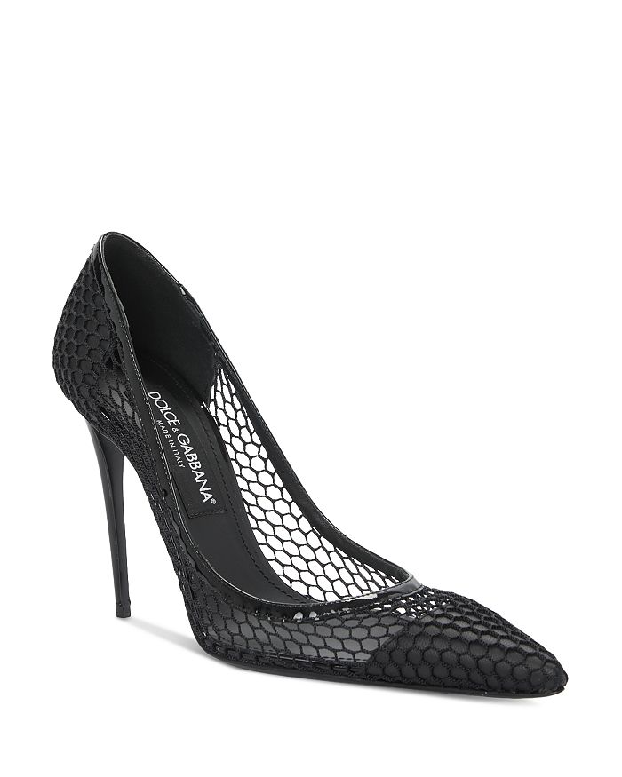 Dolce & Gabbana Women's Slip On Pointed Toe High Heel Pumps ...