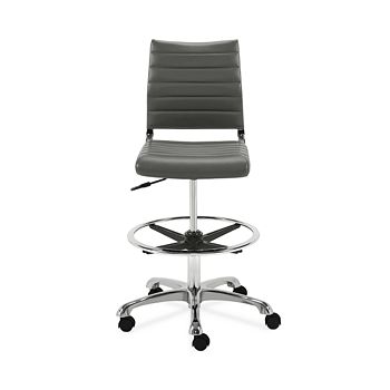 Euro Style Axel Adjustable Height Drafting Stool | Bloomingdale's
