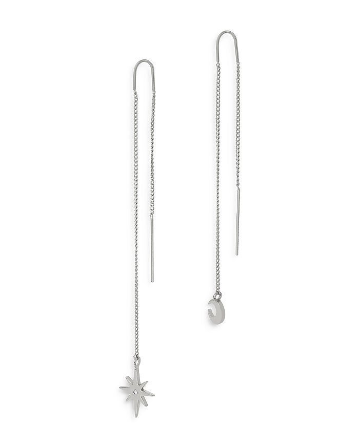 ALLSAINTS Celestial Mismatched Threader Earrings | Bloomingdale's