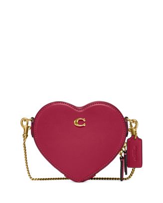 COACH Heart Mini Glove-tanned Leather Crossbody | Bloomingdale's