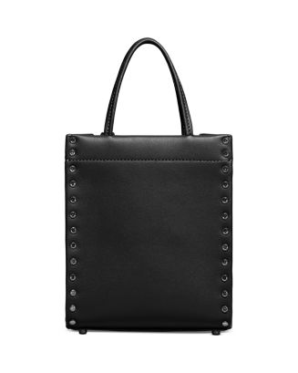 COACH Mini Cashin Crystal Rivet Leather Tote | Bloomingdale's