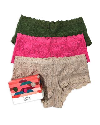 Hanky Panky Holiday 3-Pack Boyshorts | Bloomingdale's