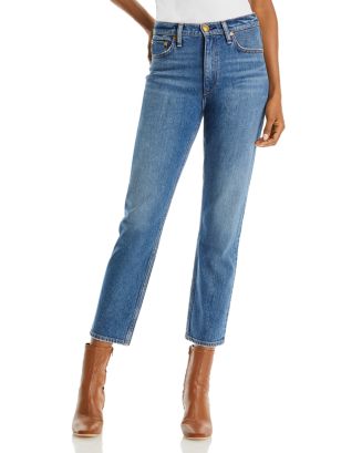 rag & bone Nina High Rise Ankle Slim Straight Cigarette Jeans in ...