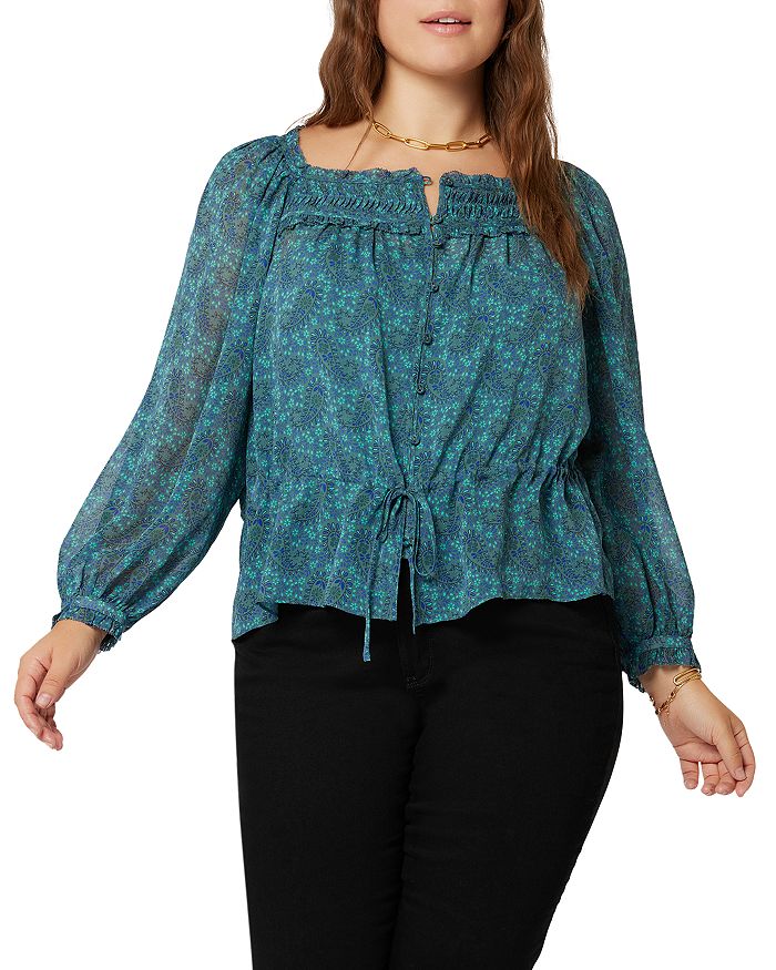 Joie Silk Asseline Paisley Print Blouse | Bloomingdale's
