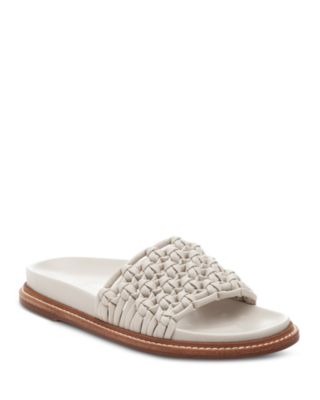 J/Slides Women's Robie Woven Slide Sandals | Bloomingdale's