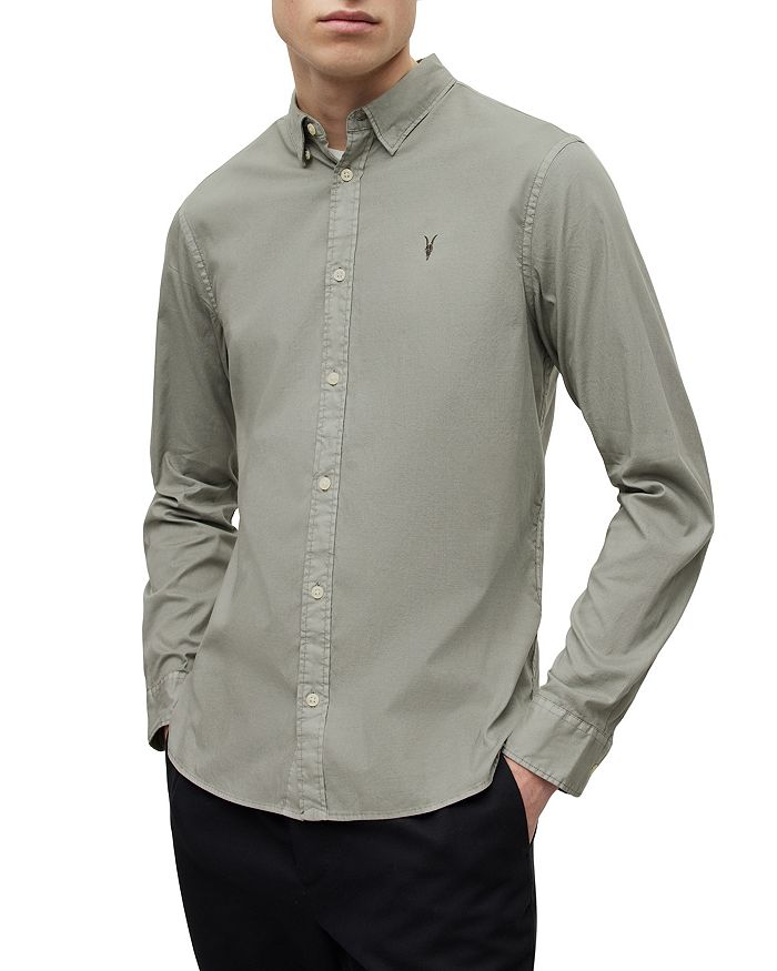 ALLSAINTS Hawthorne Long Sleeve Shirt | Bloomingdale's