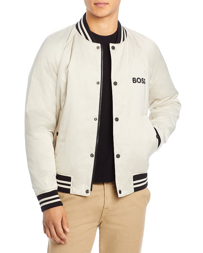 BOSS Embroidered Logo Bomber Jacket | Bloomingdale's