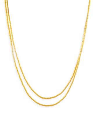 Gurhan 24K Yellow Gold Rain Diamond Accent Single Strand Necklace, 40 ...