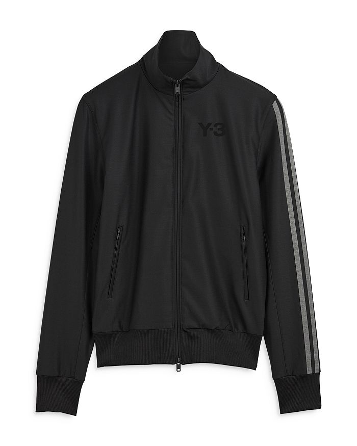 Y-3 Side Stripe Zip Front Track Jacket | Bloomingdale's