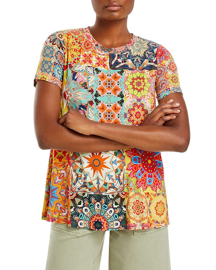 Johnny Was Kaleida Favorite Printed Top | Bloomingdale's