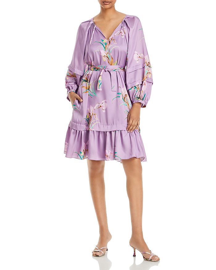 Kobi Halperin Trace Floral Print Dress | Bloomingdale's