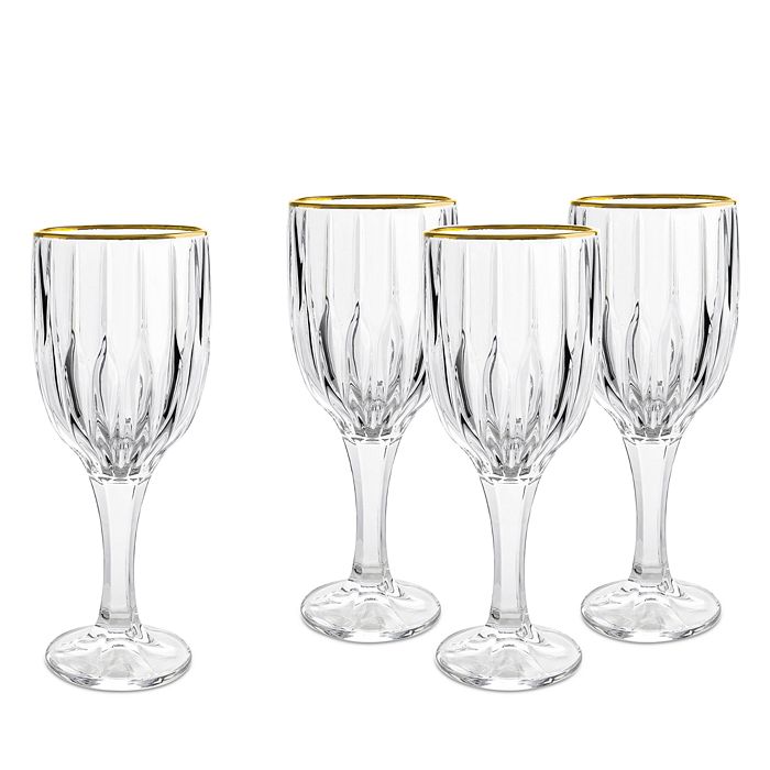 Godinger Pleat Gold Goblets, Set of 4 | Bloomingdale's