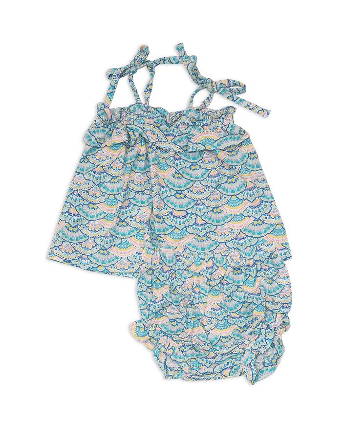 Angel Dear Girls' 2-Pc. Mermaid Ruffle Top & Bloomer Set - Baby, Little ...