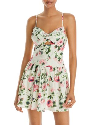 AQUA Cotton Bow Front Top - 100% Exclusive | Bloomingdale's