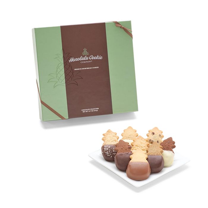 Honolulu Cookie Company Premium Shortbread Cookies Chocolate Collection ...