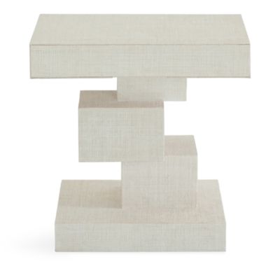 Jonathan Adler Cubist Raffia Side Table | Bloomingdale's