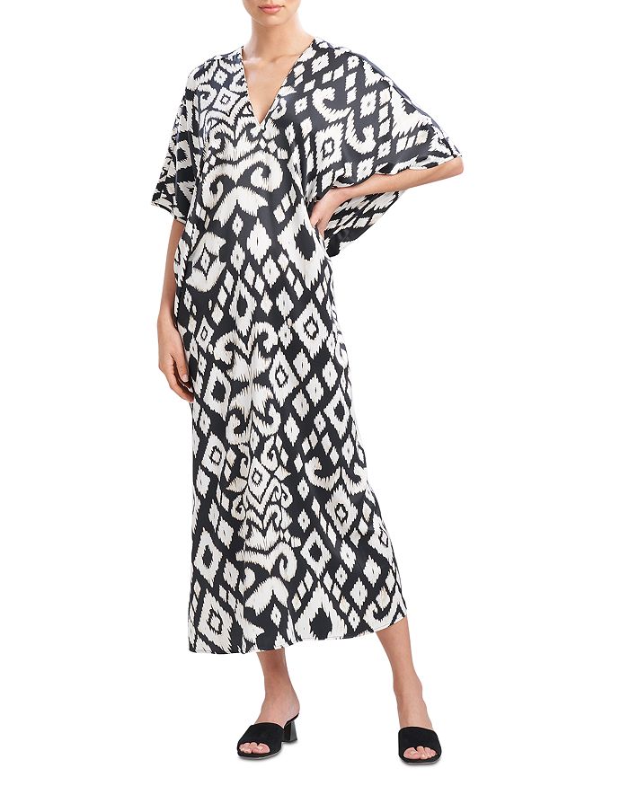 Natori Satin Printed Robe | Bloomingdale's