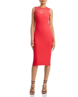 AQUA Mesh Bodycon Dress - 100% Exclusive | Bloomingdale's Women
