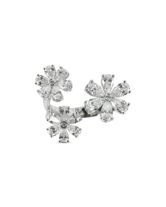 ZYDO 18K White Gold Luminal Diamond Daisy Ring | Bloomingdale's
