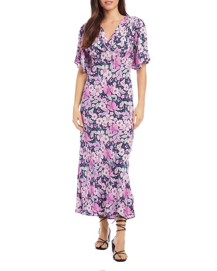 Karen Kane Flutter Sleeve Midi Dress | Bloomingdale's