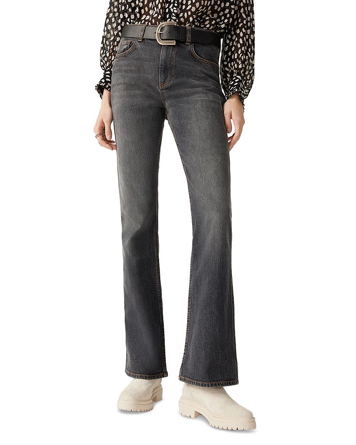ba&sh Coco Straight Jeans in Blackstone | Bloomingdale's