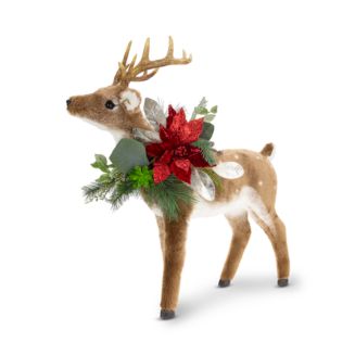 Mark Roberts Deer with Wreath | Bloomingdale's