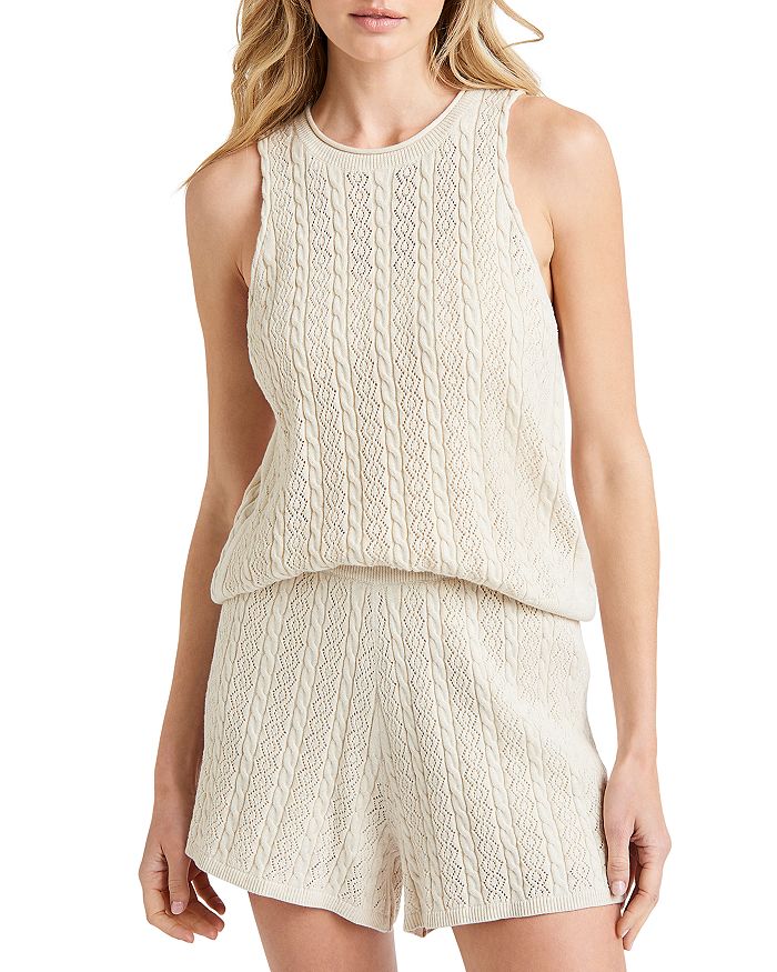 Splendid Cosette Crochet Cable Knit Top | Bloomingdale's