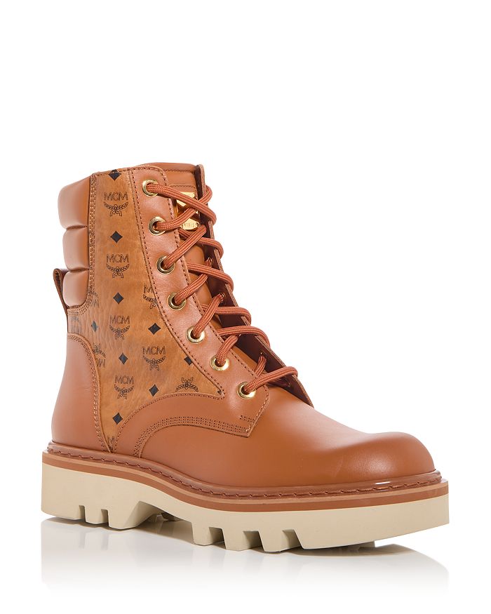 MCM Men's Derby Visetos Hiking Boots | Bloomingdale's