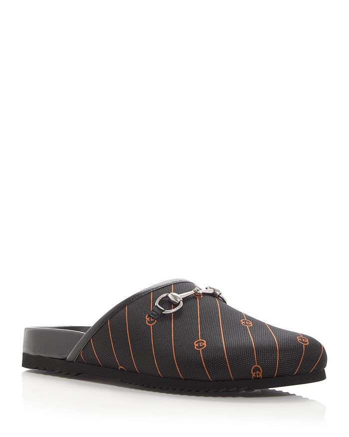 Gucci Men's GG Horsebit Slippers | Bloomingdale's
