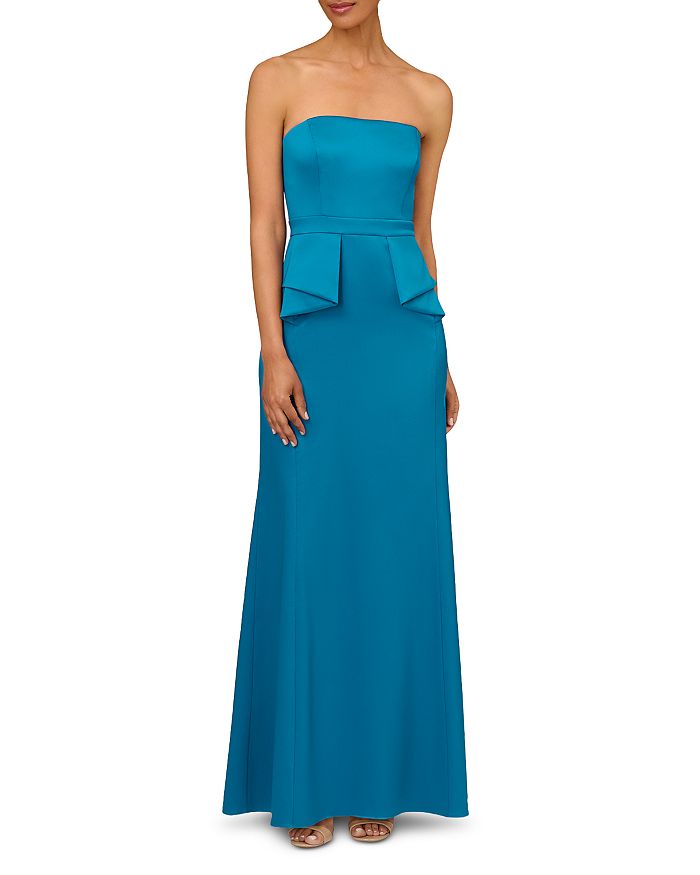 Aidan Mattox Mikado Strapless Dress | Bloomingdale's