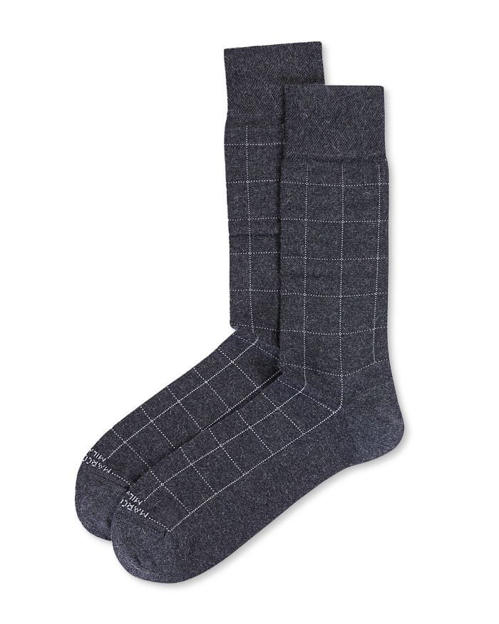 Marcoliani Mousse of Modal Windowpane Mid Calf Socks | Bloomingdale's