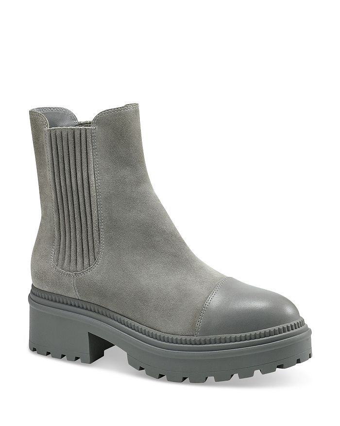 Marc Fisher LTD. Women's Almond Toe Stretch Platform Booties ...