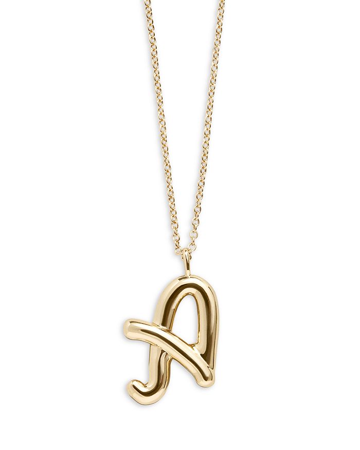 BAUBLEBAR Bubble Script Initial Necklace | Bloomingdale's